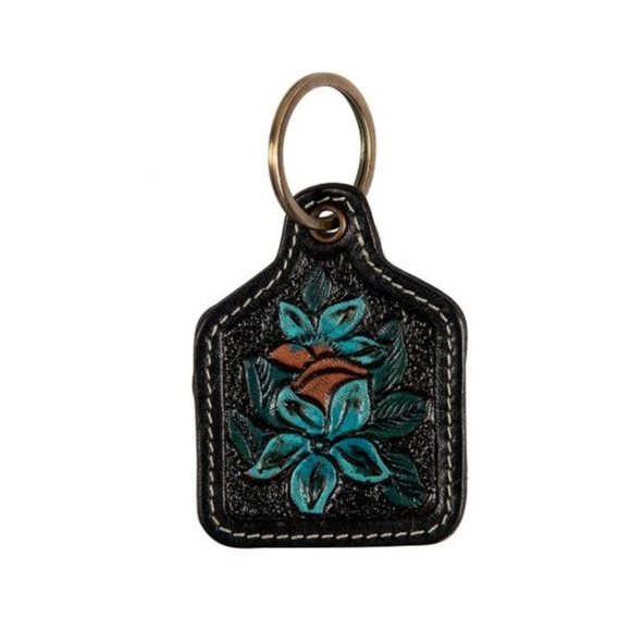 Myra Bag | Accessories | Myra Bag Black And Teal Key Holder | Poshmark